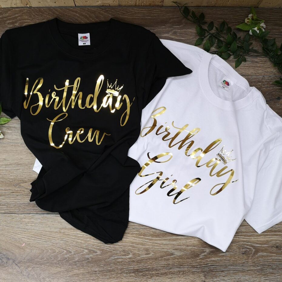 Birthday Crew T-shirt | Ladies Birthday T-shirts | FM Branding Gifts