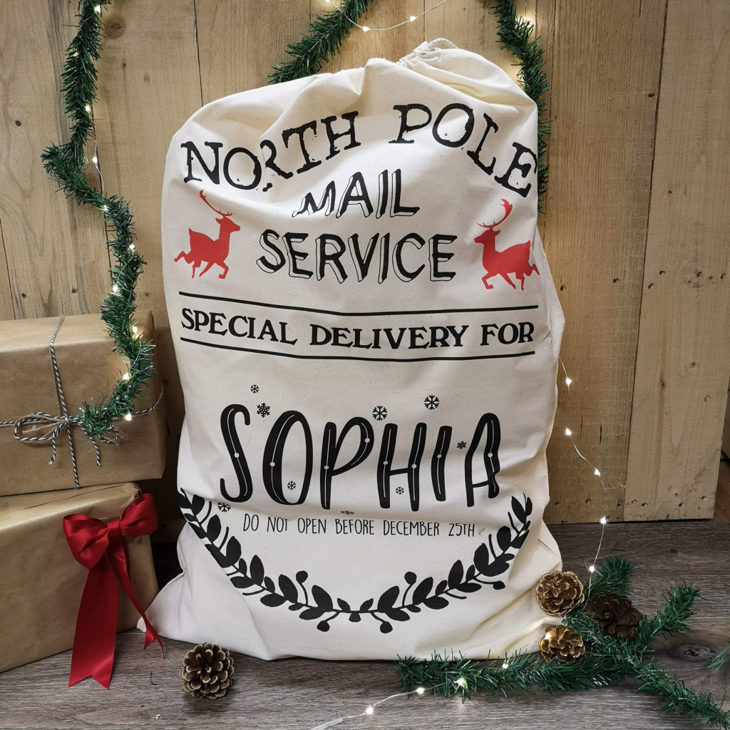 North Pole Mail Service Christmas Sack | Gift Bags | FM Branding Gifts