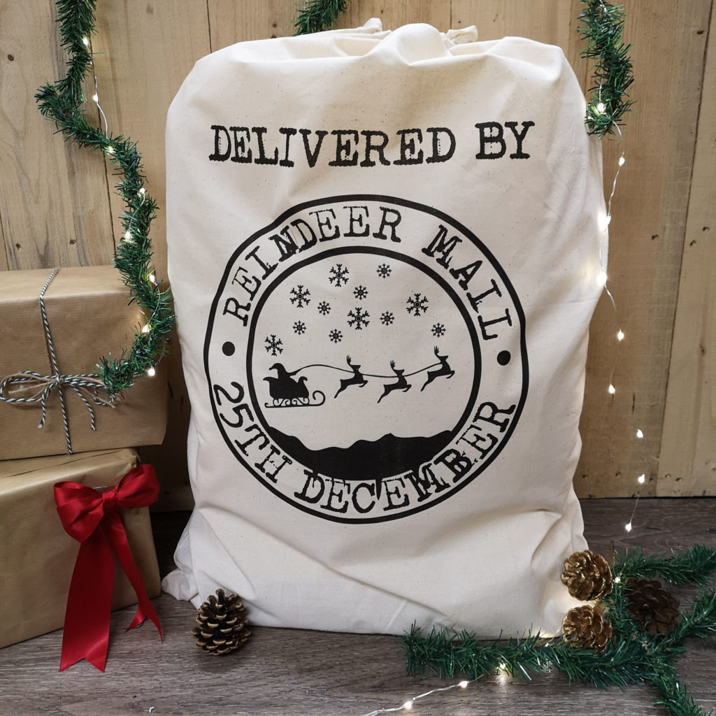 Reindeer delivery Christmas Sack | Gift Bags | FM Branding Gifts